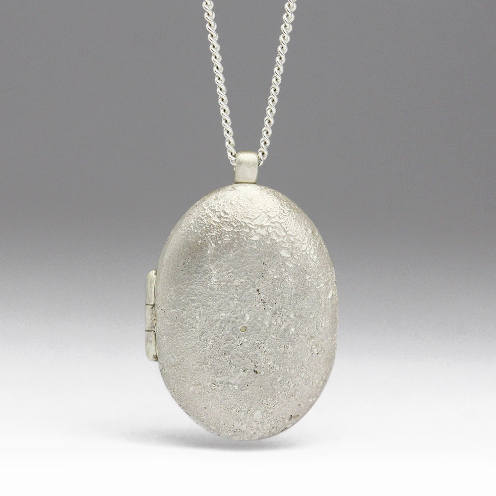 Sandcast Silver Locket – Justin Duance